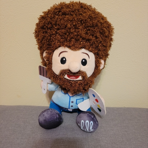 Fiesta | Toys | Fiesta Toys Bob Ross Inch Plush Toy W Paint Brush Soft ...